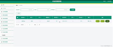 基于springboot的作业管理系统设计与实现开源作业提交系统 Csdn博客