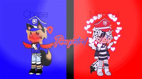 Paw Patrol Marshall Chase Fanart Fan Art Marshall Paw Patrol Paw Patrol