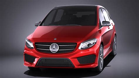 Mercedes B Class Amg 2016 V Ray 3d Model By Squir