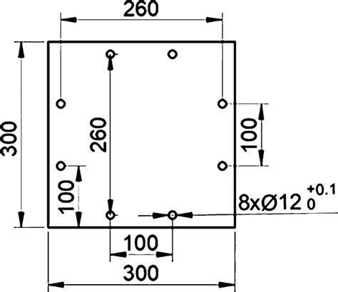The Geometric Dimensions Of Experimental Sheets The Unit Is Mm Download Scientific Diagram