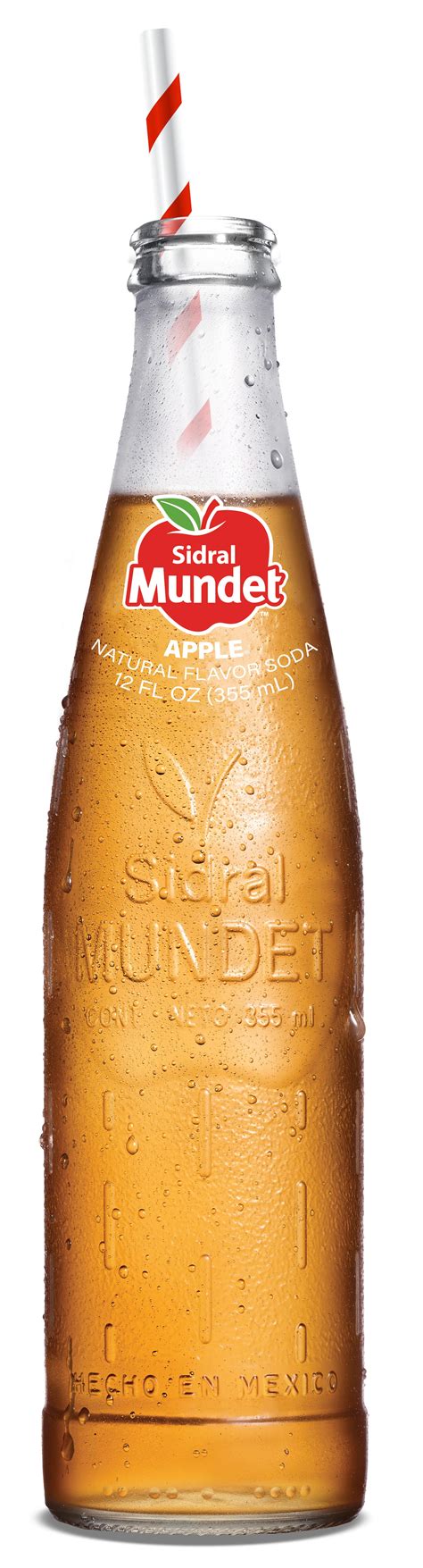 Sidral Mundet Mexican Apple Soda 12 Fl Oz Glass Bottle
