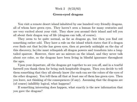 Here Be Dragons In The Hardest Logic Puzzle Ever · Student Edge News Here Be Dragons In The Hardest Logic Puzzle Ever · Student Edge News