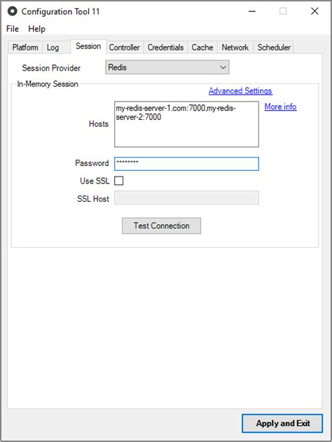 configure platform server to use redis for sessions outsystems how to