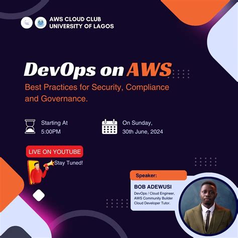 Aws Cloud Club At The University Of Lagos On Linkedin Aws Devops Security Compliance