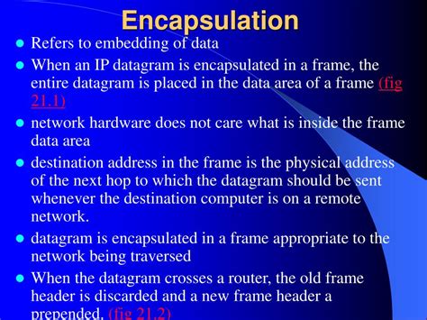 Ppt Chapter 21 Ip Encapsulation Fragmentation And Reassembly