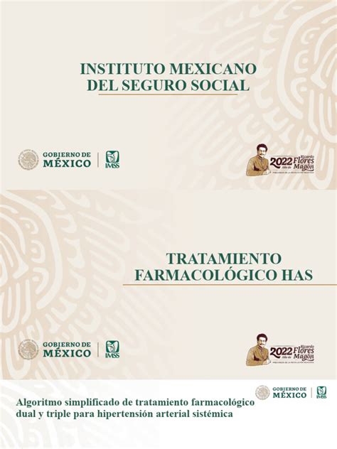 Algoritmo Simplificado De Tratamiento Farmacologico Dual Y Triple Para