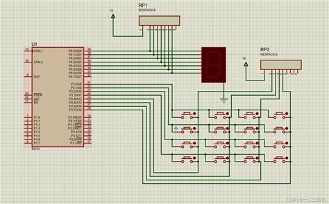 一个51单片机矩阵键盘的扫描,消抖和键号显示程序矩阵键盘扫描程序 Csdn博客 一个51单片机矩阵键盘的扫描,消抖和键号显示程序矩阵键盘扫描程序 Csdn博客