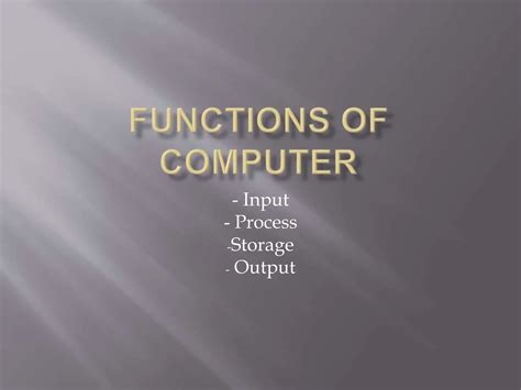 About Fundamental Of Computer For Beginners Of Computer Ppsx