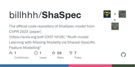 GitHub Billhhh ShaSpec The Official Code Repository Of ShaSpec Model From CVPR Paper