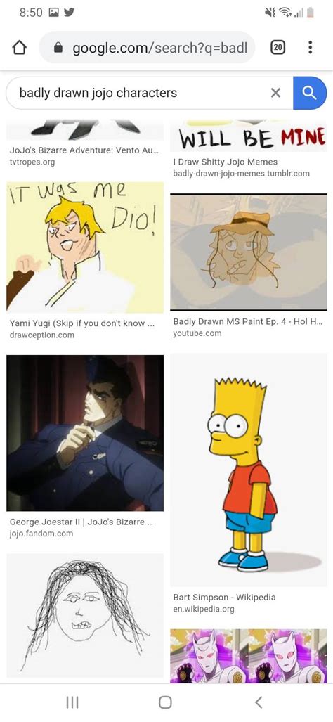 Bart Simpson Is A Jojo Character Confirmed Scrolller