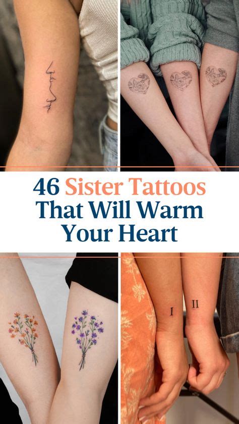 46 Sister Tattoos That Will Warm Your Heart