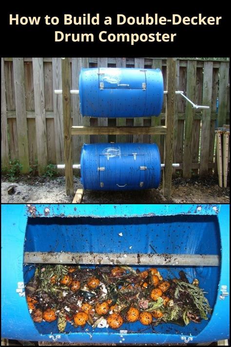 How To Build A Double Decker Drum Composter Artofit