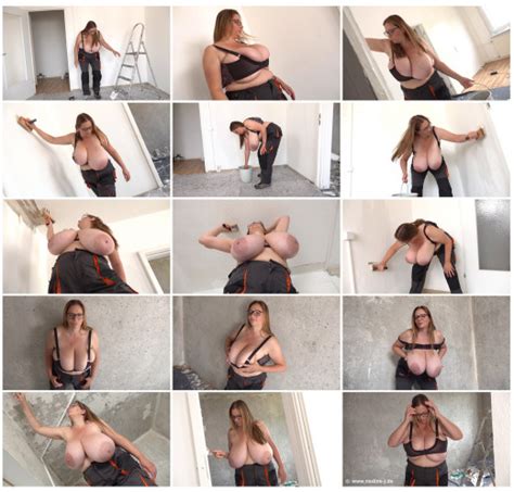 Nadine Jansen In Topless Renovating Service For Nadine J