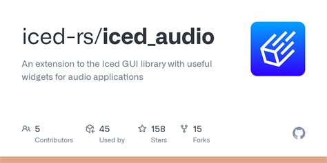 GitHub Iced Rs Iced Audio An Extension To The Iced GUI Library With Useful Widgets For Audio