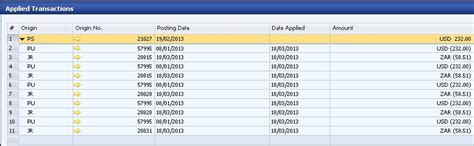 Solved What Is The Applied Date In The Applied Transactio Sap Community