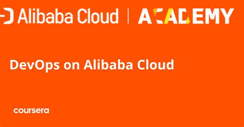 Devops On Alibaba Cloud Coursera