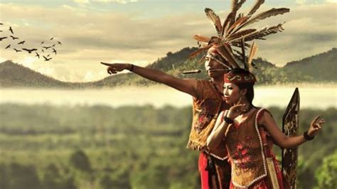 Ilustrasi Suku Dayak