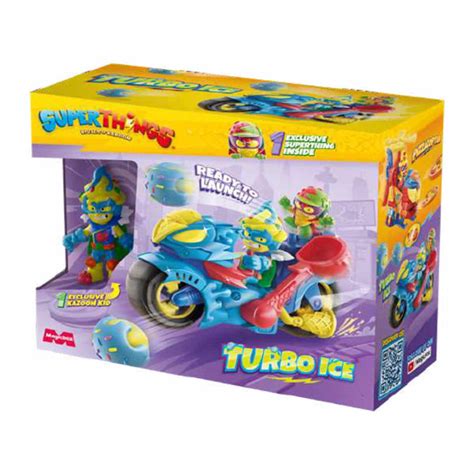 Moto Turbo Ice Superthings Diversión Y Batallas Heladas