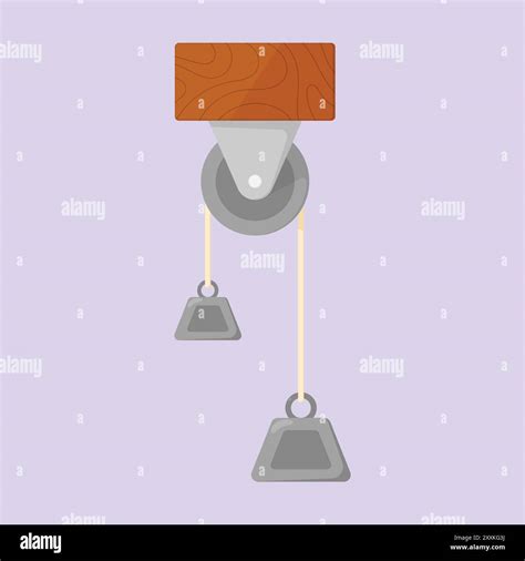 Free Body Physics Vector Weights With Rope And Pulley Experiment
