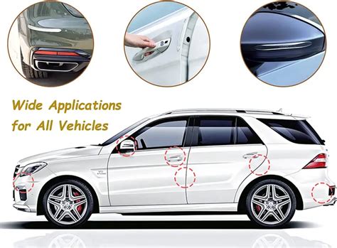 자동차 충돌 방지 스트립 자동차 도어 안티 스크래치 충돌 백미러 보호 스트립 두꺼운 투명 범용 장식 용품 Temu Republic Of Korea