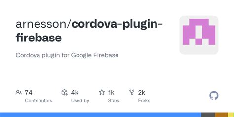 GitHub Arnesson Cordova Plugin Firebase Cordova Plugin For Google