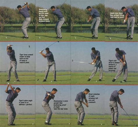 Tiger Woods Swing At Impact