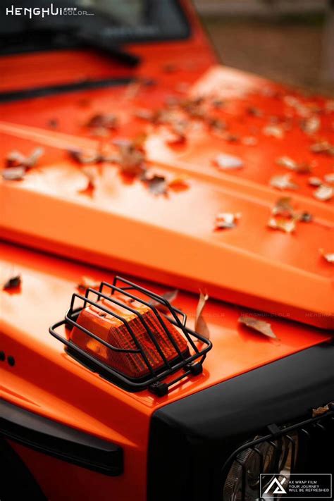 奔驰g350d Ax 竞速橙