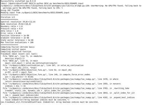 Support JAX Version 0 2 0 Issue 24 PlasmaControl DESC GitHub