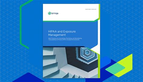 Hipaa Compliance Checklist For Vulnerability And Exposure Management