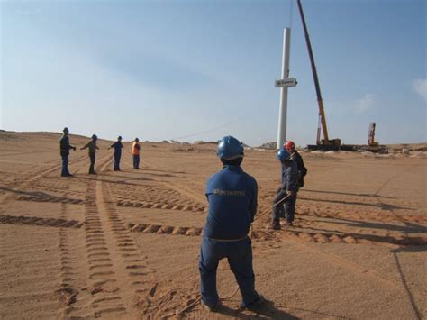 Photographic Illustration Of Turbine Construction And Erection PPT