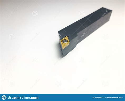 High Precision Cnc Tools Insert Stock Image Image Of Holding Sharp