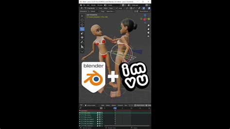 How To Make A Couples Pose Using IMVU Toolkit For Blender YouTube