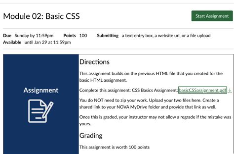 Solved Module 02 Basic CSS Due Sunday By 11 59pm Points 100 Chegg Com