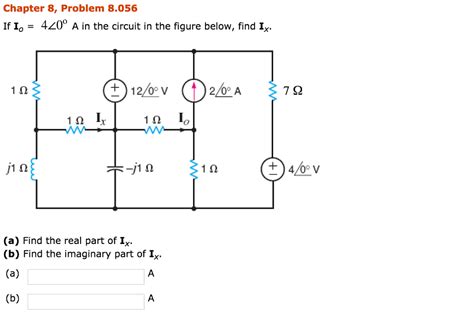 Solved If Io O A In The Circuit In The Figure Below Chegg Com
