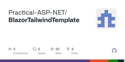 GitHub Practical ASP NET BlazorTailwindTemplate
