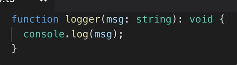 typescript void