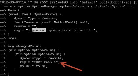 Resolving General System Errors With View 51 Cbrc Option Values Wahl