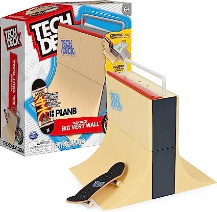 Amazon Com Tech Deck Big Vert Wall X Connect Park Creator Customizable And Buildable Ramp Set