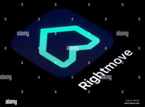 A Close Up Shot Of The Rightmove App Icon As Seen On The Screen Of A