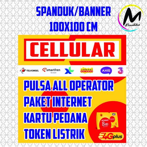 Detail Desain Spanduk Konter Koleksi Nomer