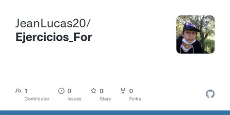 GitHub JeanLucas Ejercicios For