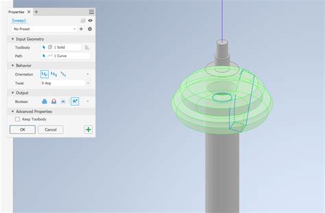 Solved Unable To Revolvesweep A Solid In Inventor 2016 Autodesk