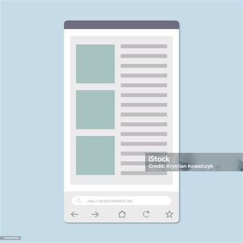 web pages layout internet browser windows with website elements