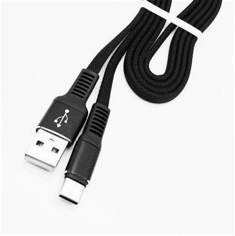 Кабель Usb Type C Gqbox Зарядка для Телефона Usb Usb Type C Плоский