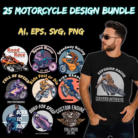 25 Motorcycle Design Bundle Podbundle