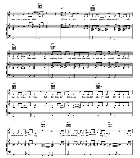 Dear Reader By Taylor Swift Sheet Music Meta Chords
