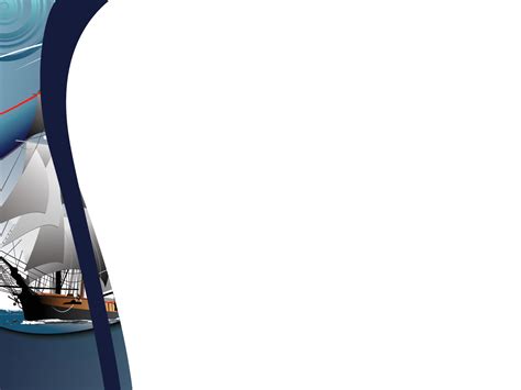 Sea Marine Powerpoint Templates Blue Car And Transportation Silver White Backgrounds