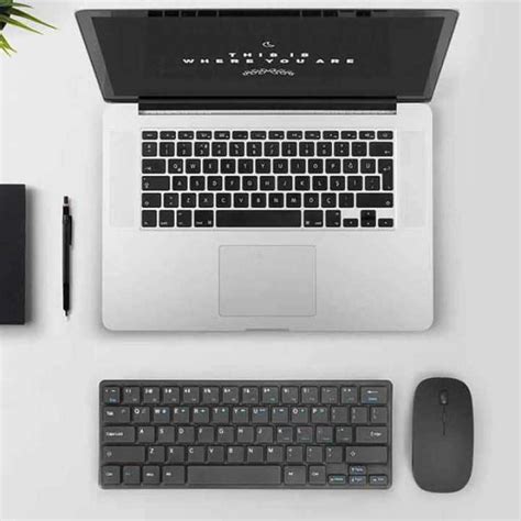 Jual Kimsnot Wireless Keyboard Mouse Combo Set Ergonomic 64 Keys 2 4ghz