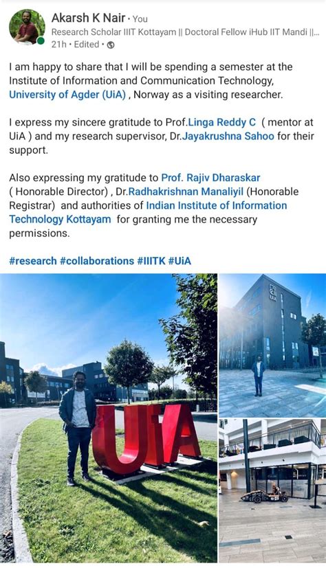 Iiit Kottayamofficial Posted On Linkedin