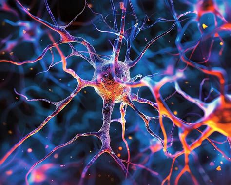 17 Microscopic Visualization Of Brain Neural Signaling Showing